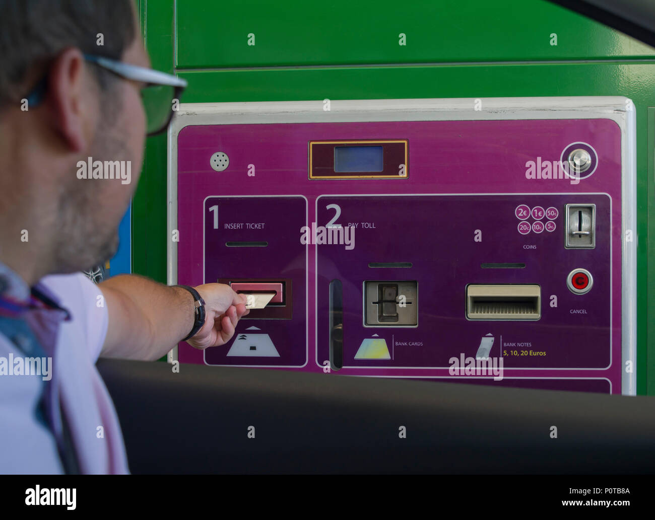 Autobahn ticket gate hi-res stock photography and images - Alamy