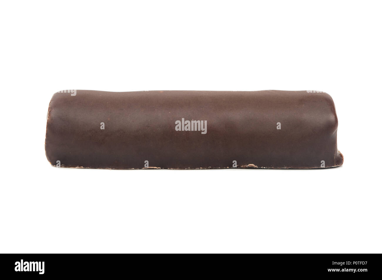 Long chocolate candy isolated on white background Stock Photo - Alamy