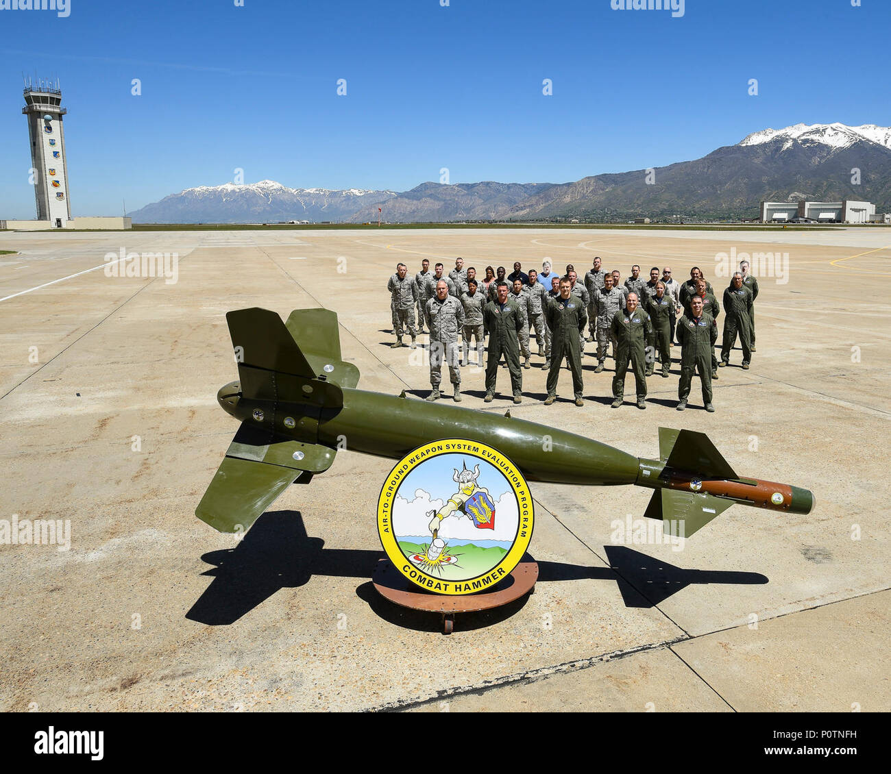 Military and civilian Airmen assigned to the 86th Fighter Weapons ...