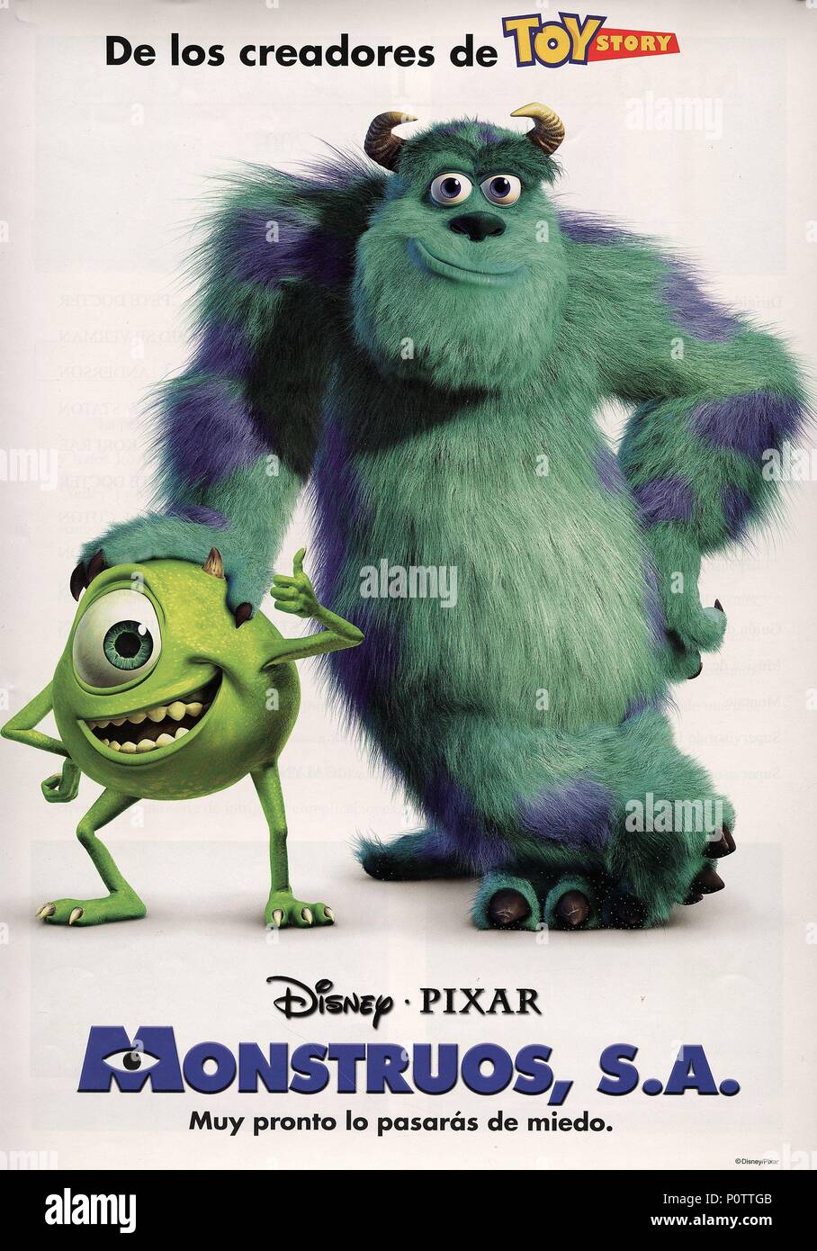 Original Film Title: MONSTERS, INC.. English Title: MONSTERS, INC ...