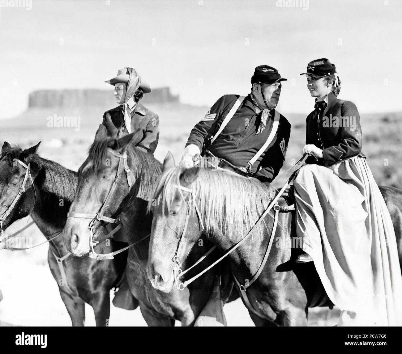 Original Film Title: SHE WORE A YELLOW RIBBON. English Title: SHE WORE ...