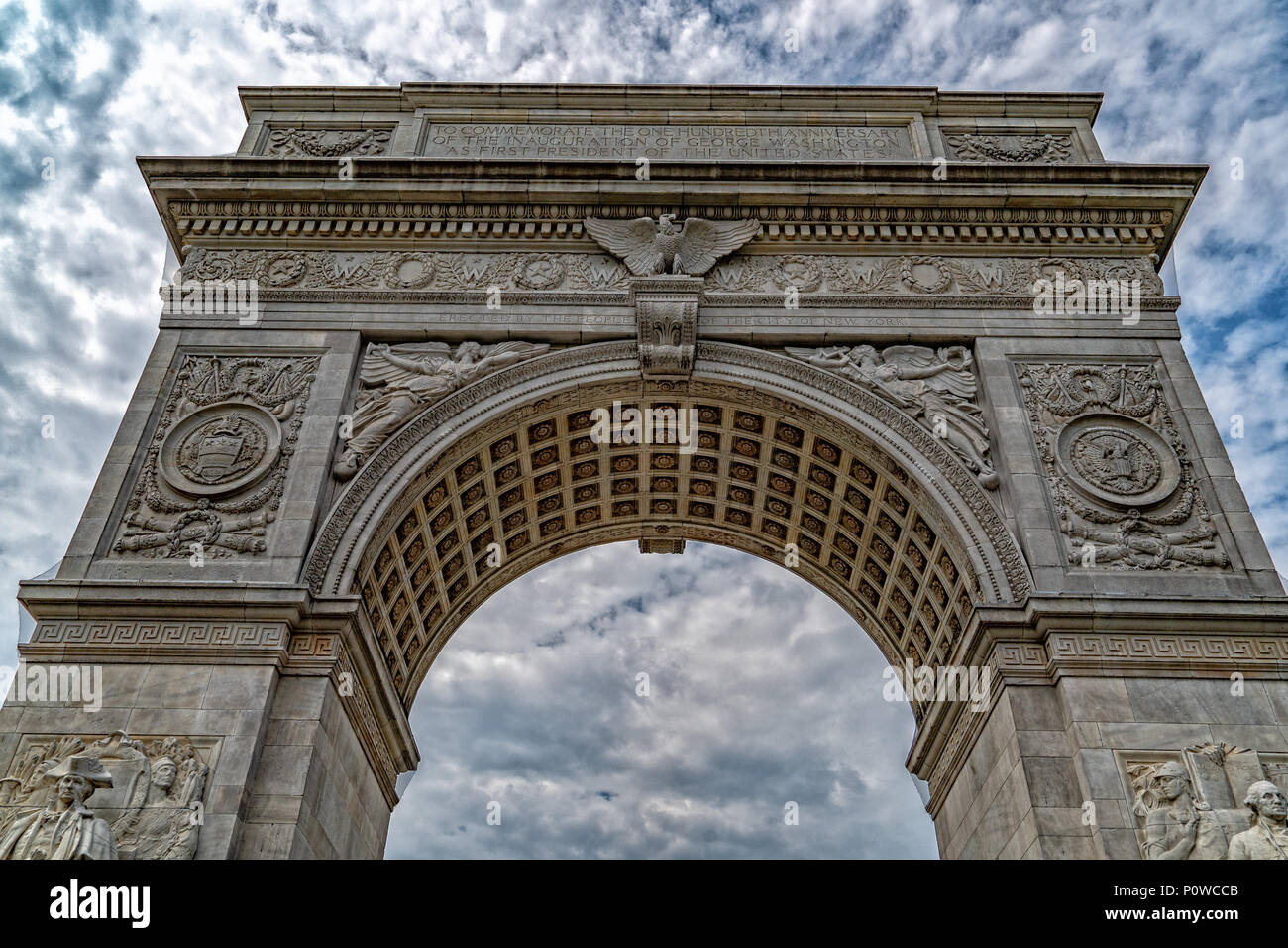 washington square new york city Stock Photo - Alamy