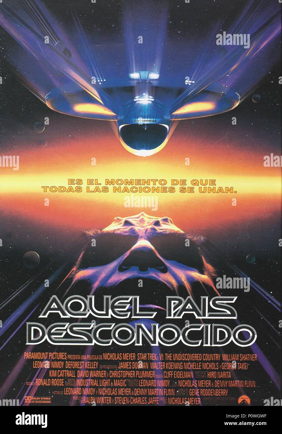 Original Film Title: STAR TREK VI: THE UNDISCOVERED COUNTRY. English ...