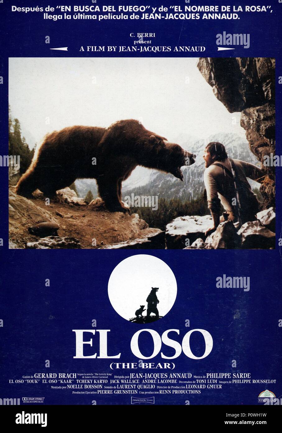 Original Film Title: L' OURS. English Title: BEAR, THE. Film Director ...
