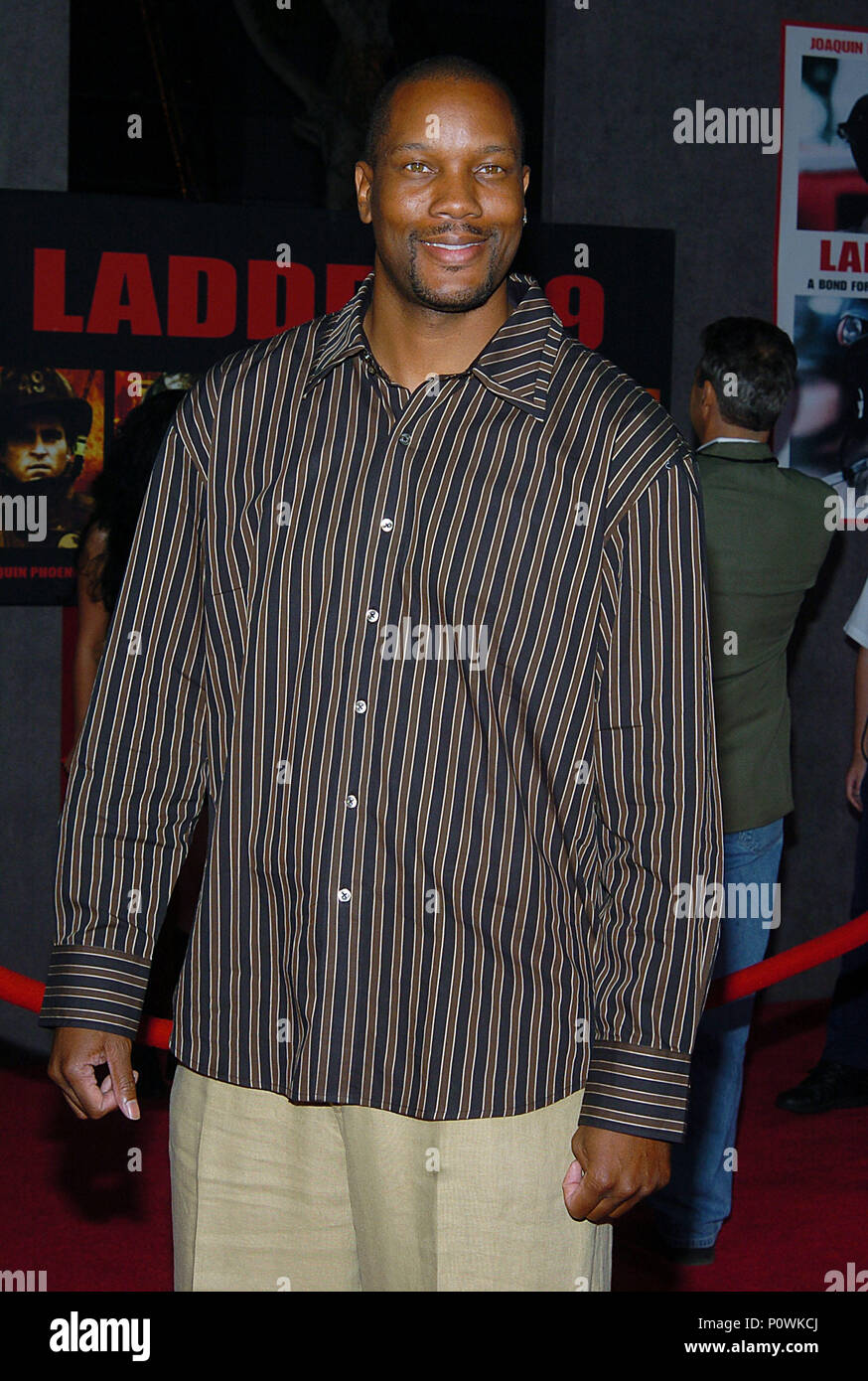 Dwayne Adway arriving at the Ladder 49 Premiere at the el Capitan ...