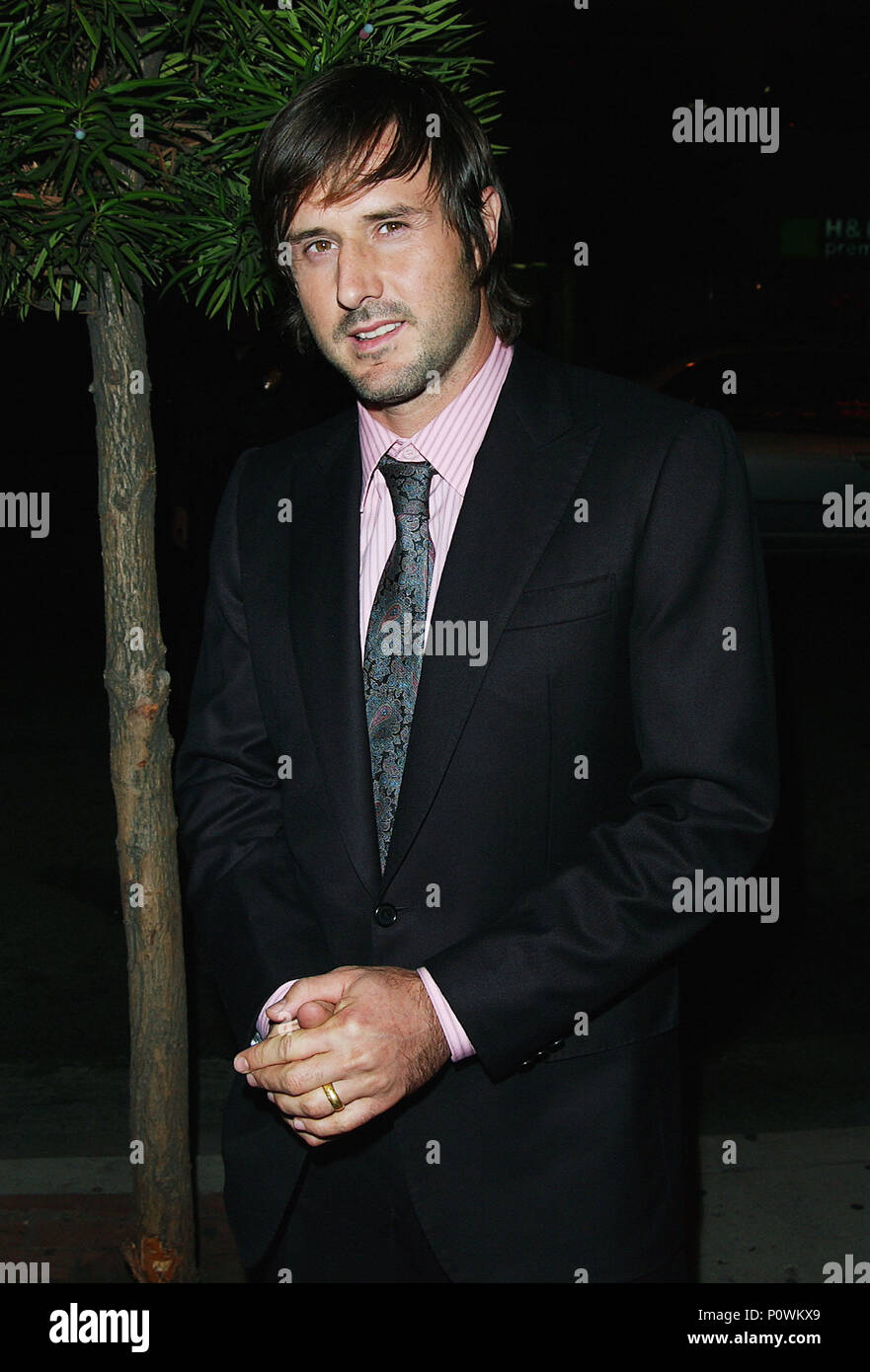 David Arquette arriving at the Riding The Bullet Premiere at the Crest ...