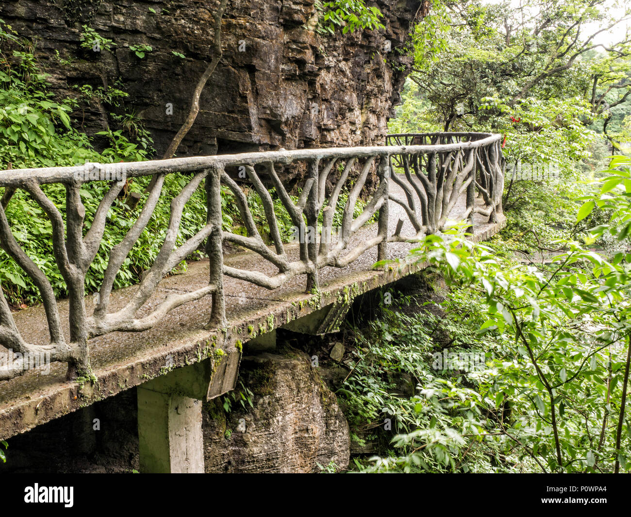 The Cliff Hanging Walkway at Tianmen Mountain, The Heaven's Gate at ...