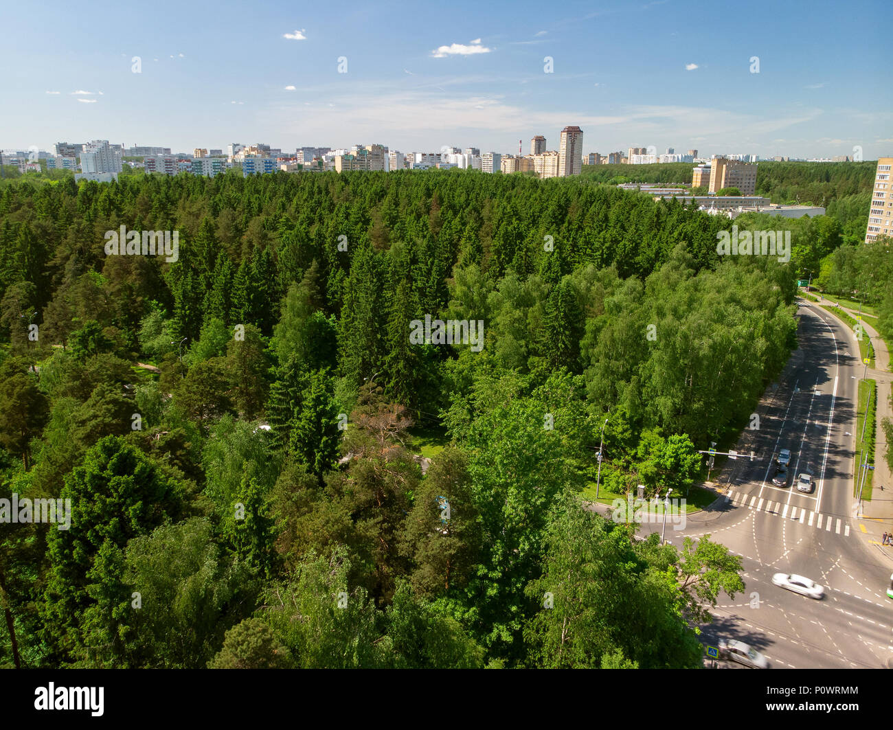 Zelenograd ecologically clean district moscow hi-res stock photography ...