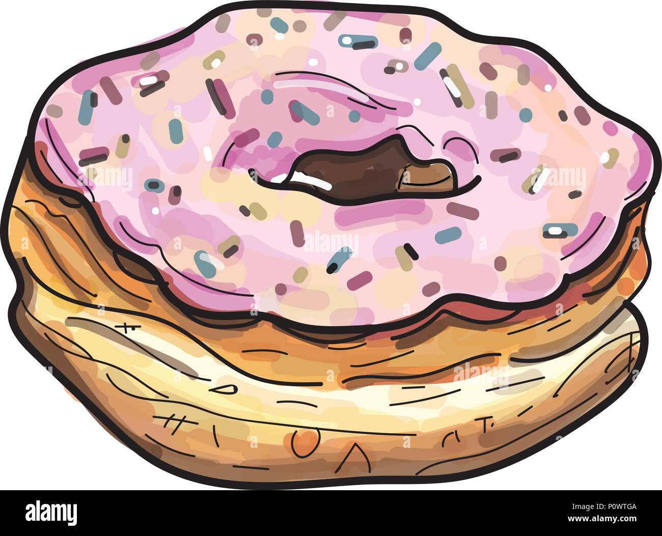 Donut Tumblr Drawing