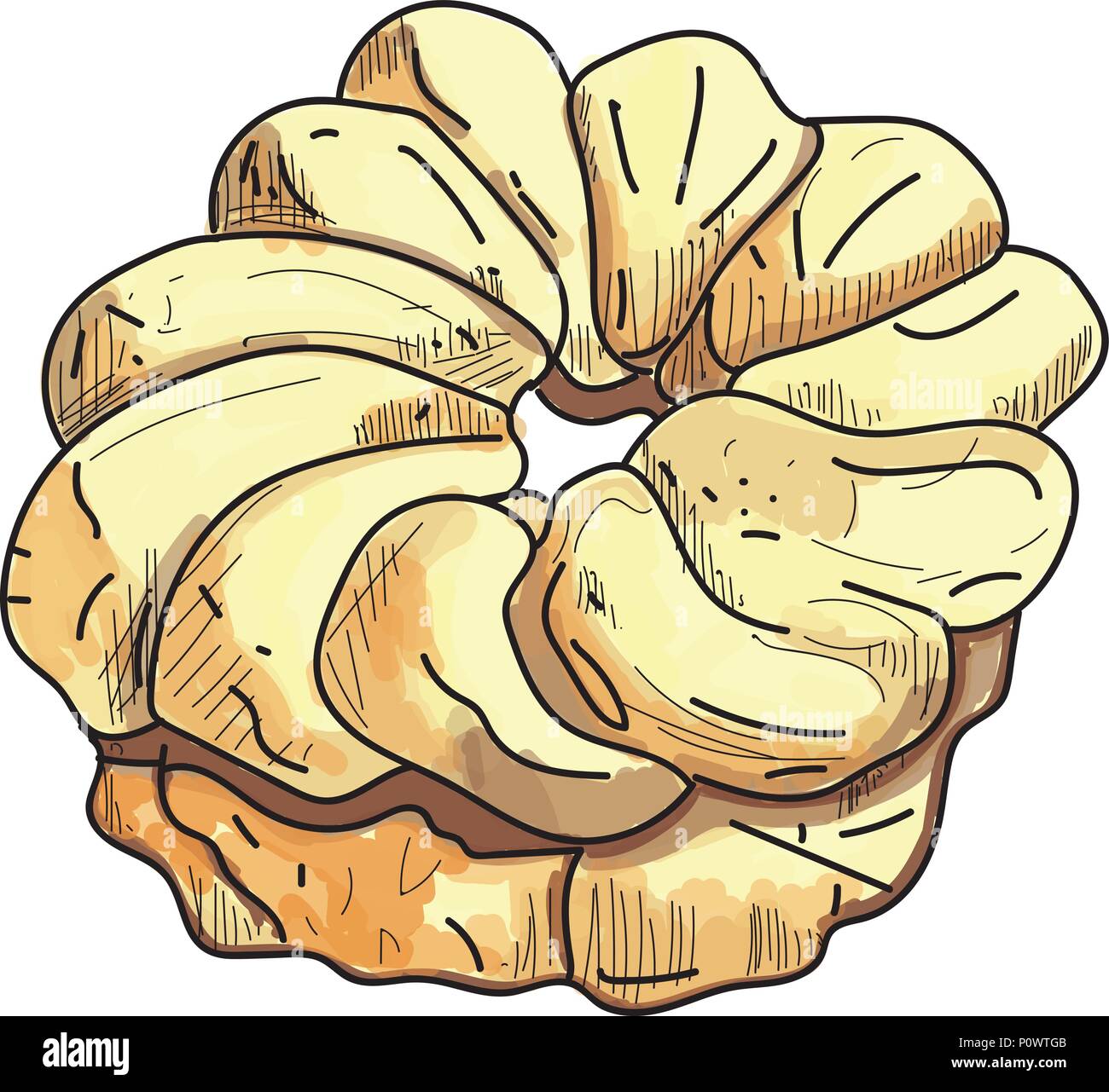 Donut vector.(hand draw style Stock Vector Image & Art - Alamy