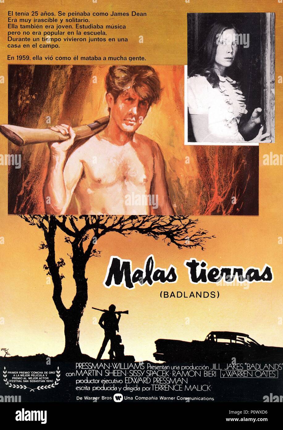 Original Film Title: BADLANDS. English Title: BADLANDS. Film Director ...
