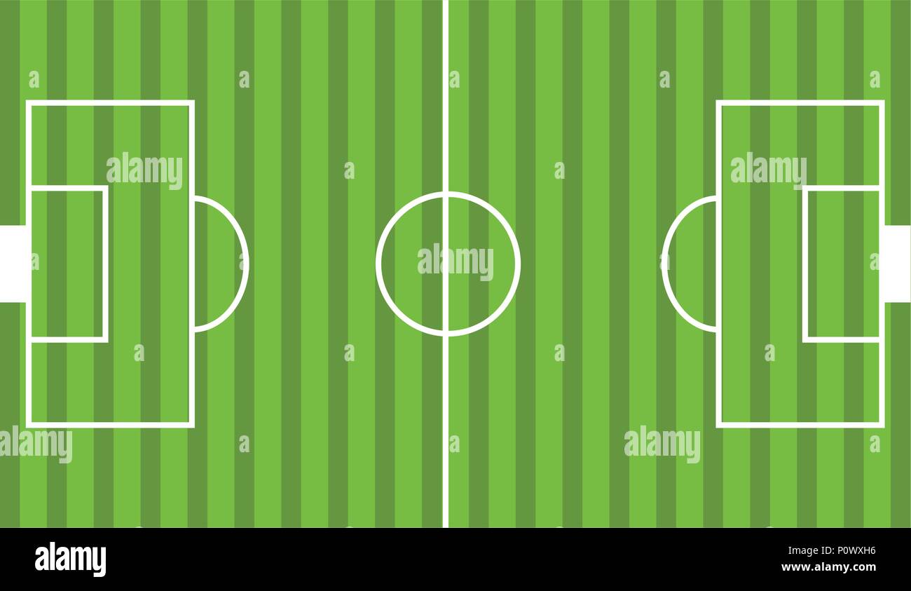 Aerial view soccer stadium green Stock Vector Images - Alamy