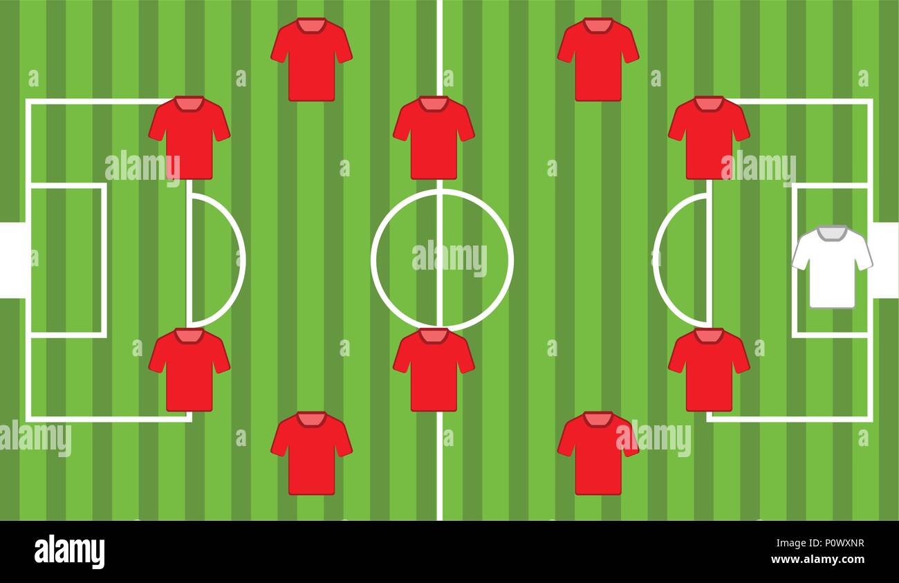 Top view of a soccer field Stock Vector Image & Art - Alamy