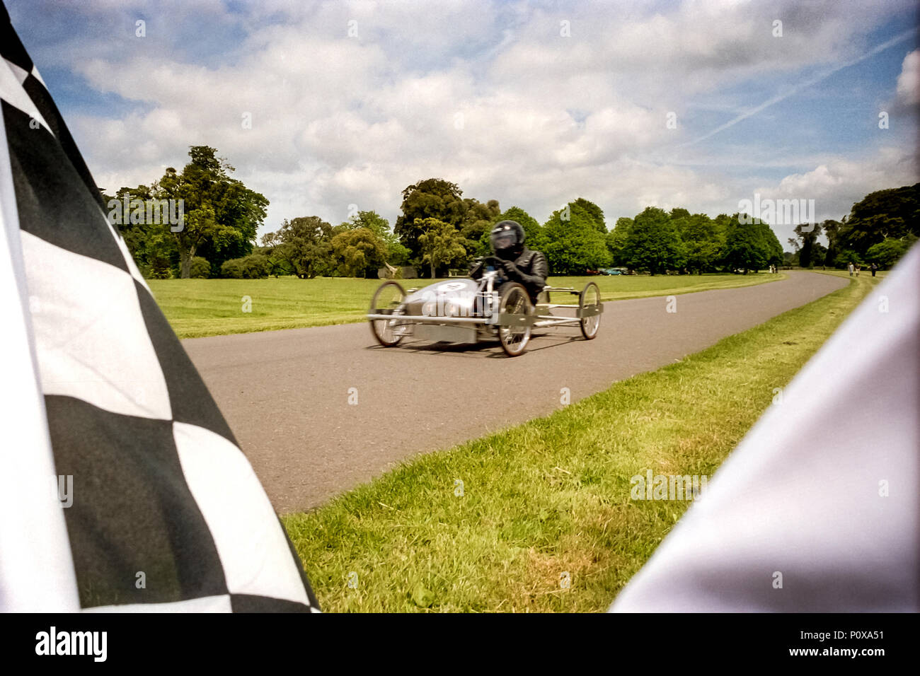 Soap-box car racing at Goodwood Stock Photo - Alamy