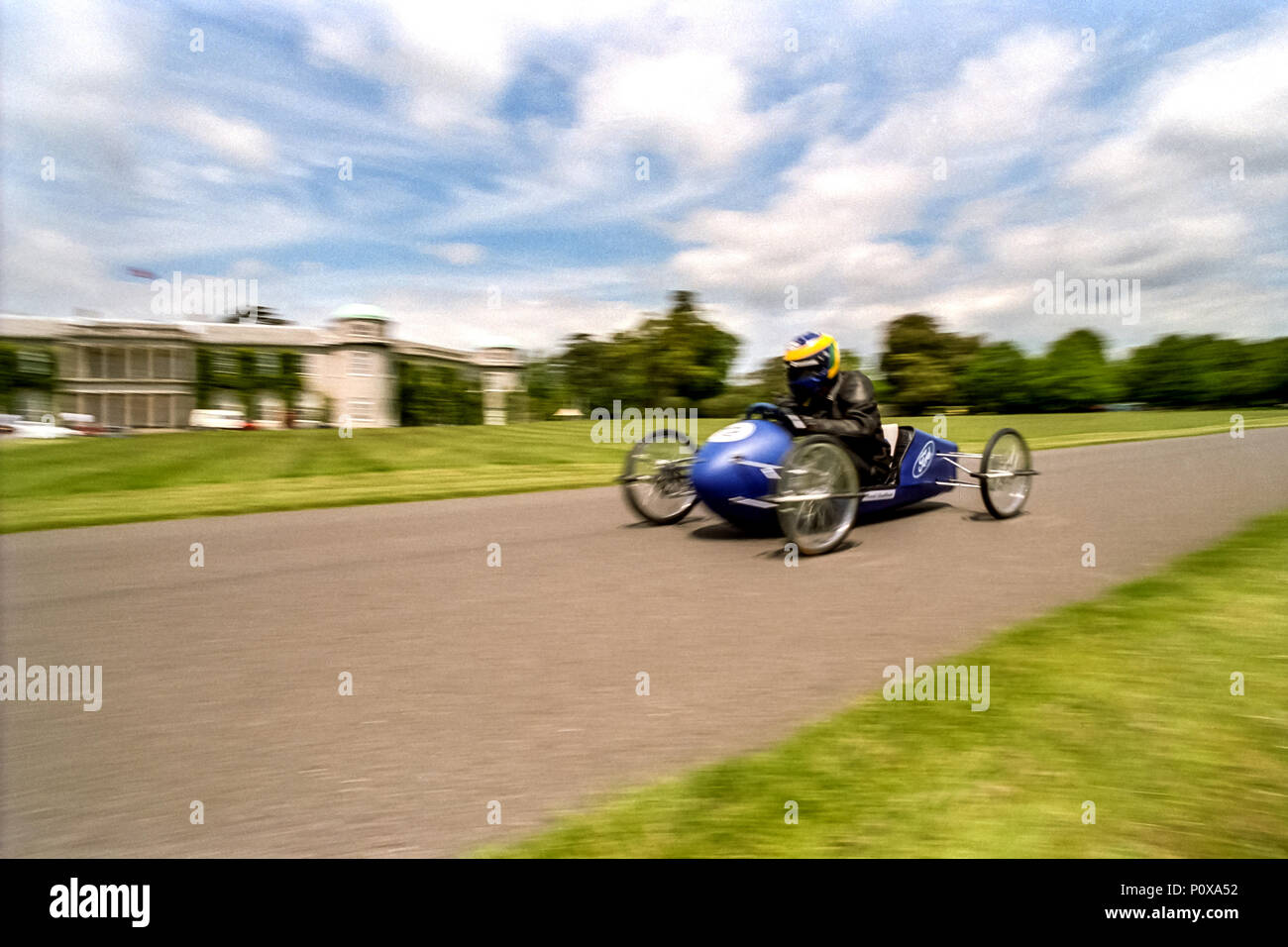 Soap-box car racing at Goodwood Stock Photo - Alamy