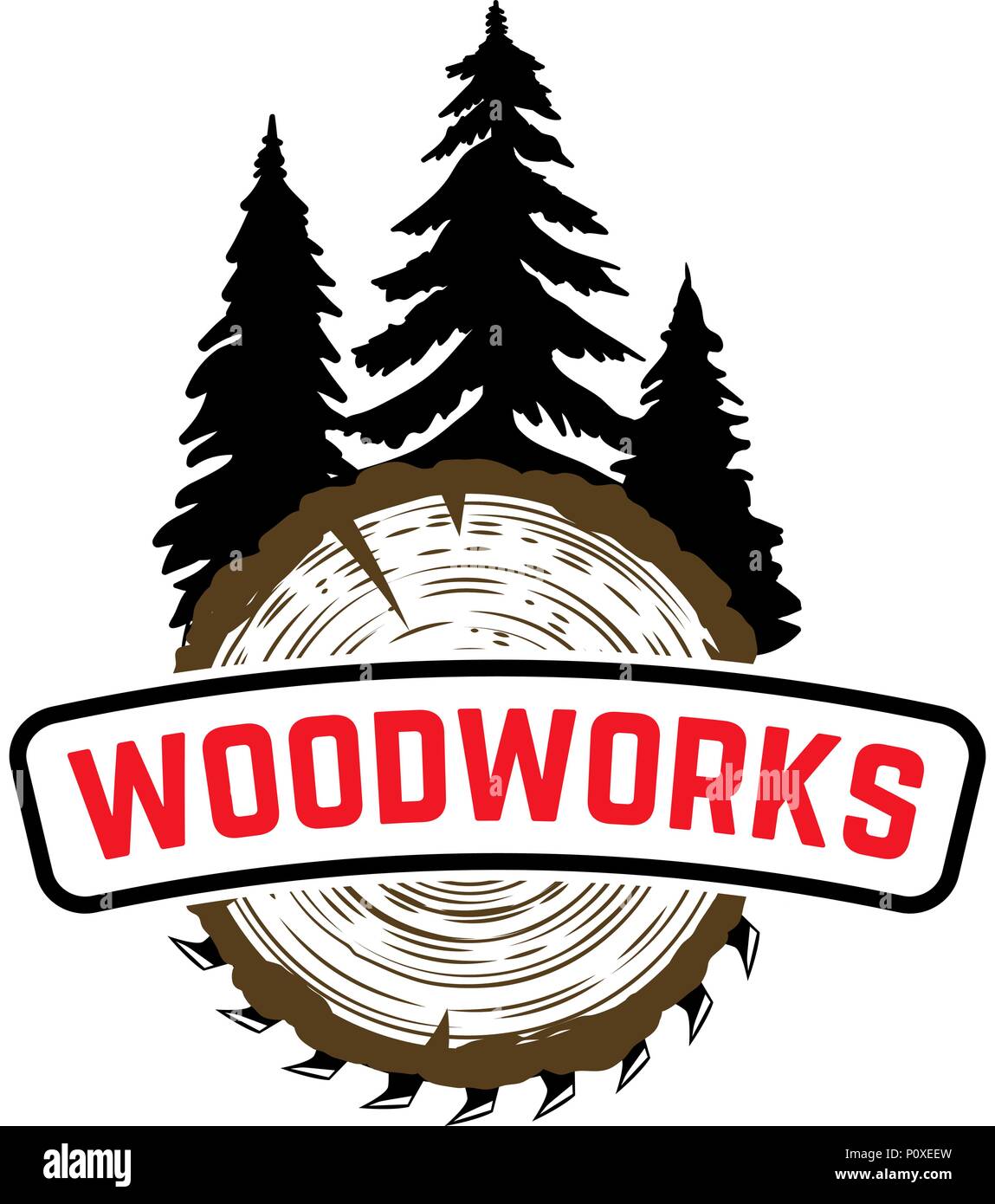 Woodworks Stock Vector Images - Alamy