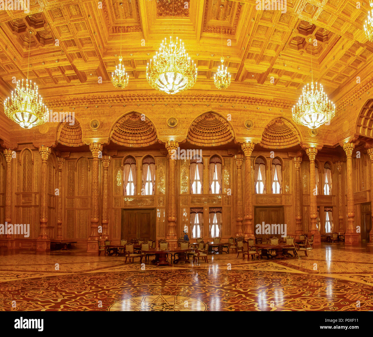 Guliston Hall in Kokhi Navruz Palace Panorama, Dushanbe, Tajikistan ...