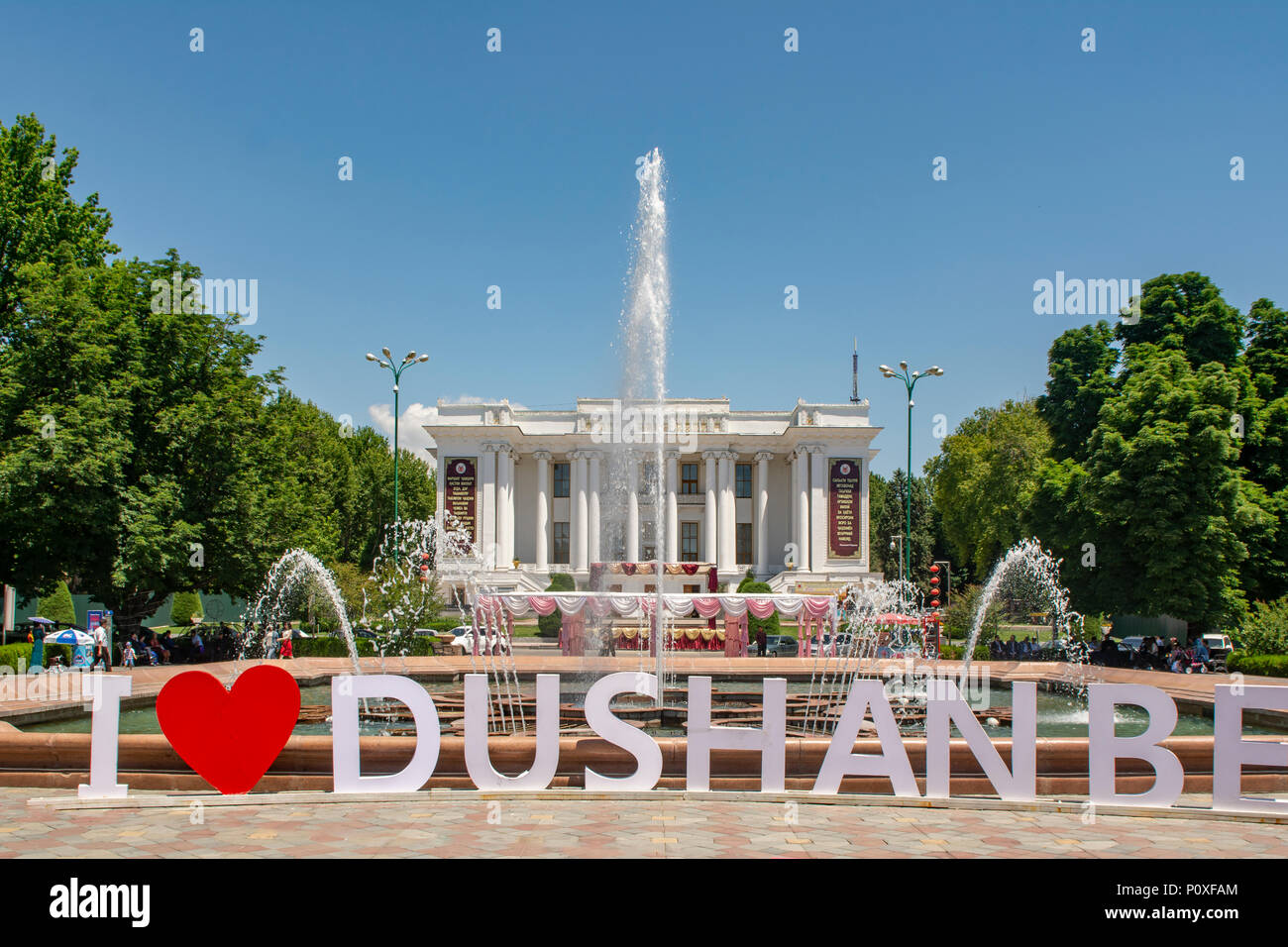 National Opera Theatre, Dushanbe, Tajikistan Stock Photo - Alamy