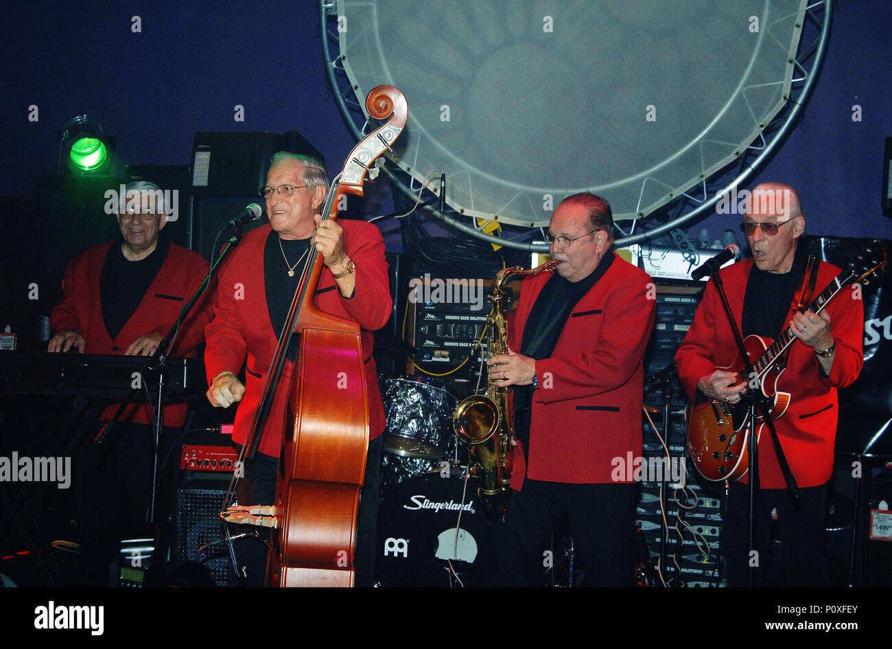 The Five Surviving Members of the "Bill Haley and The Comets" , Franny ...