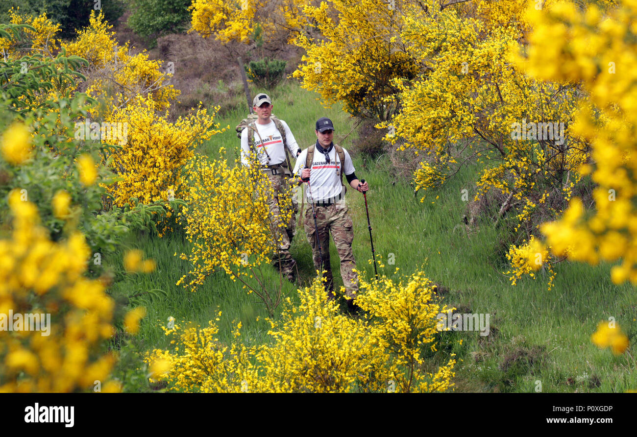 24 hour trek across cateran trail hi-res stock photography and images ...