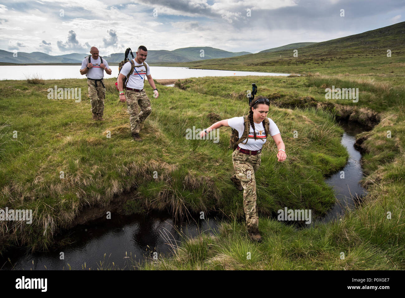 24 hour trek across cateran trail hi-res stock photography and images ...