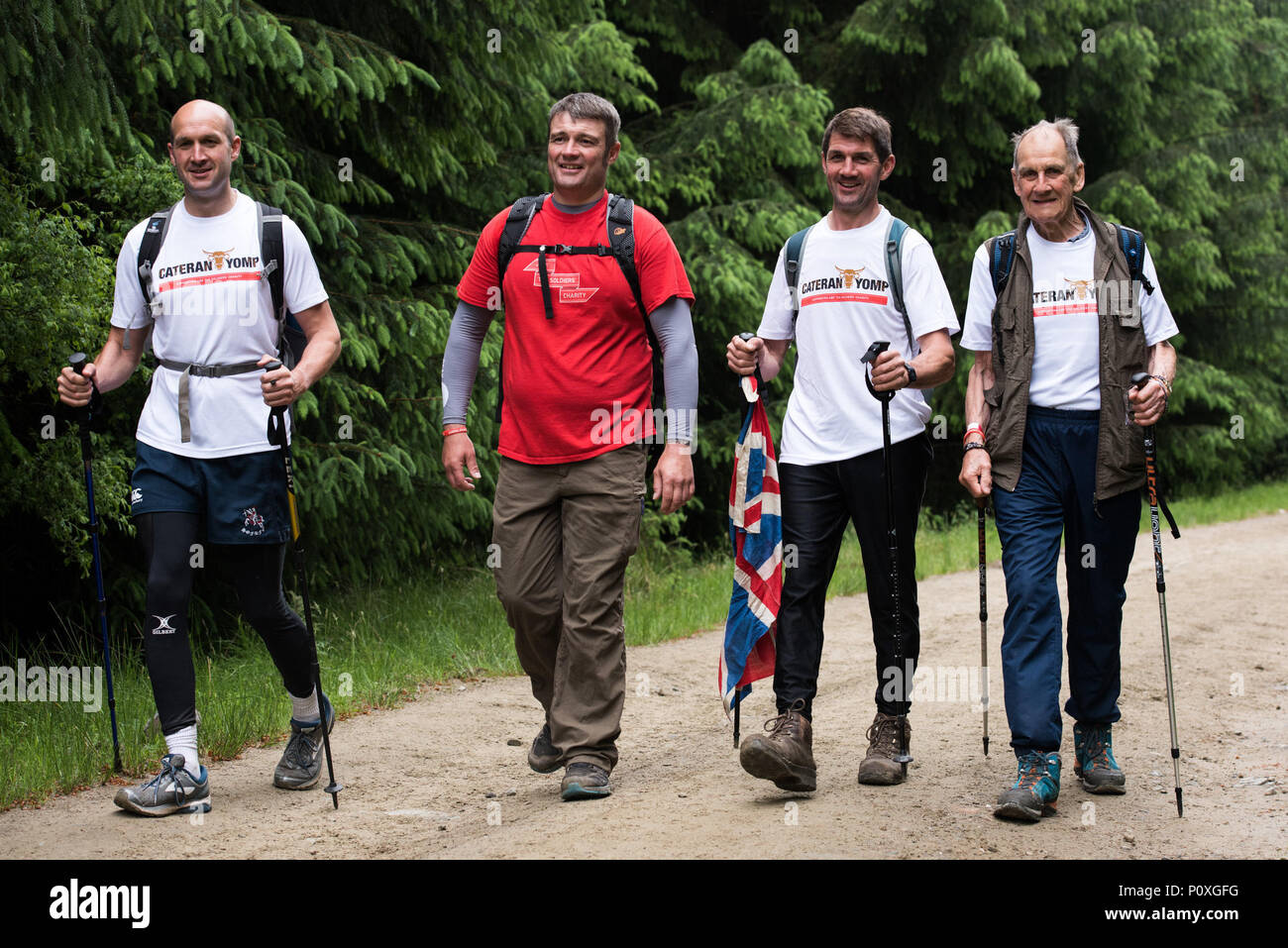 24 hour trek across cateran trail hi-res stock photography and images ...