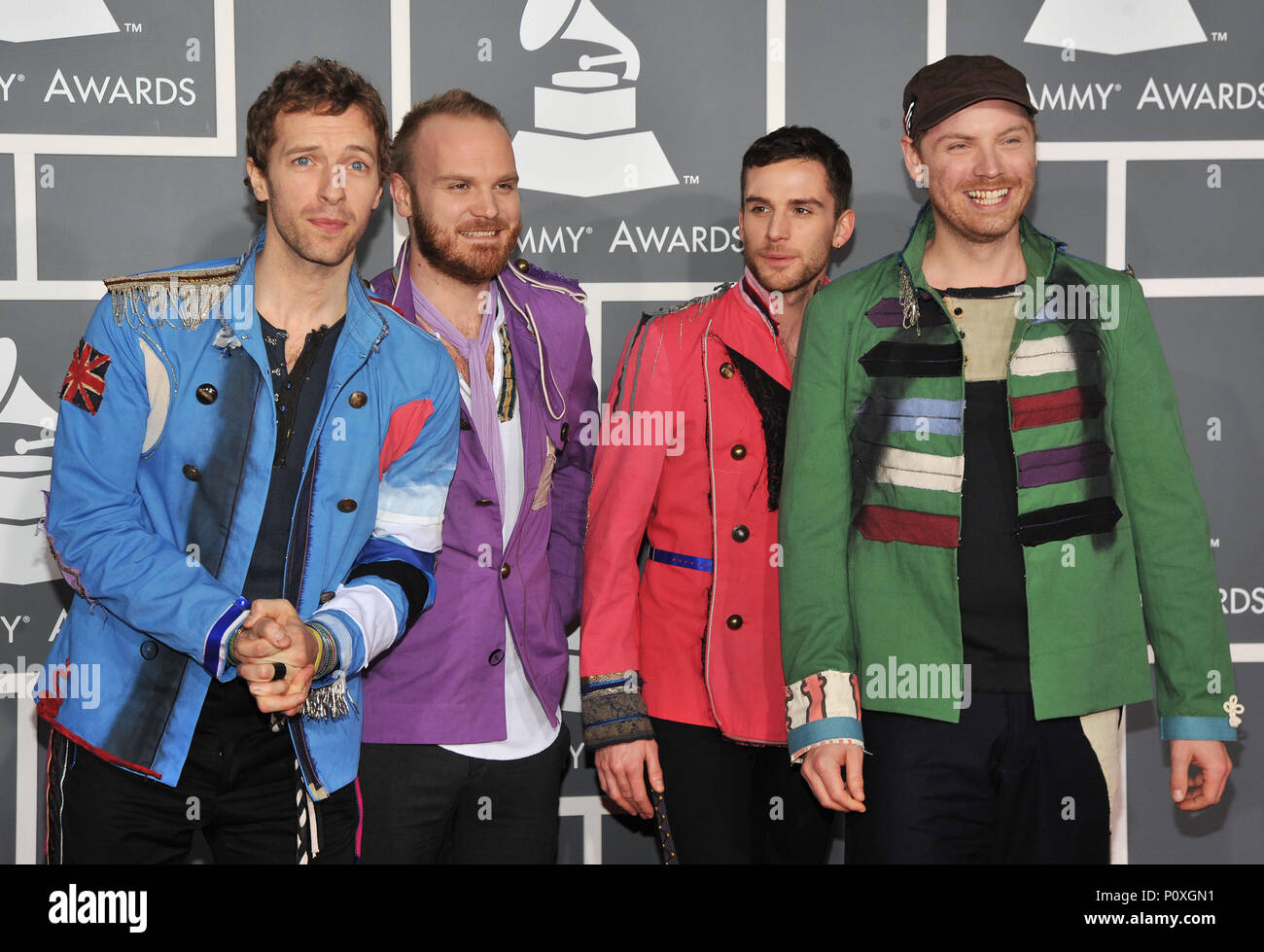 Coldplay- 51th Grammy Awards 2009 at the Staples center In Los Angeles ...