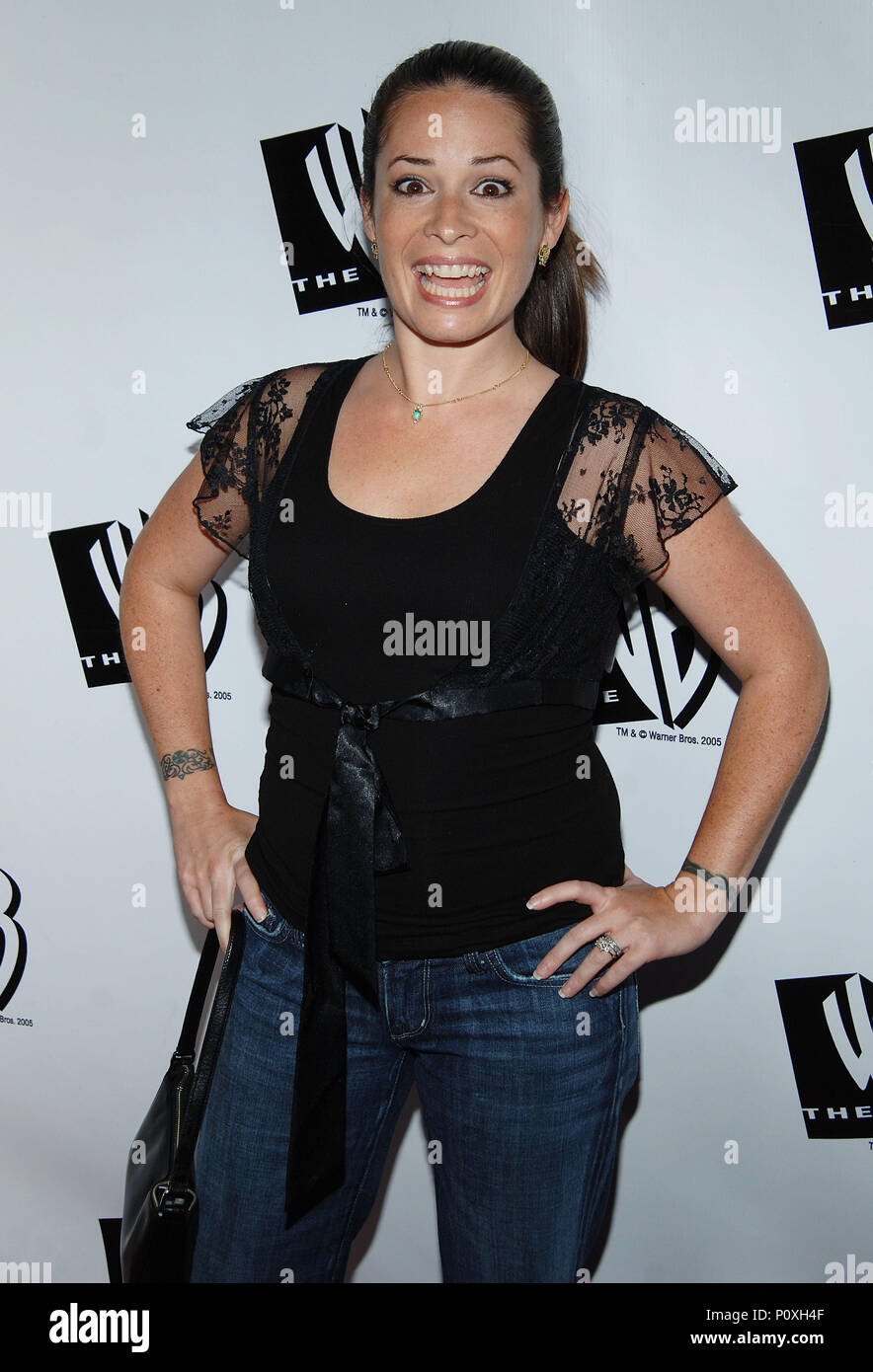 Holly Marie Combs arriving at the WB 2005 All Star Celebration Party at ...