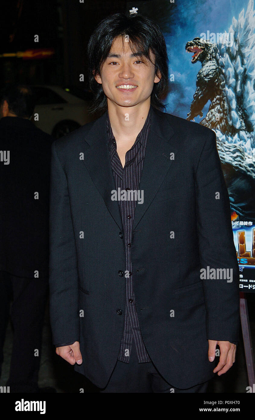 Shin Koyamada (Last Samurai) arriving at the Godzilla Final Wars ...