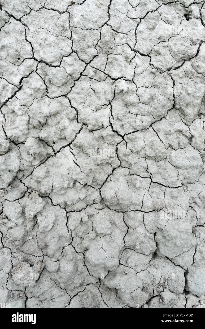 Argil texture close-up, mining clay in a career, white clay Stock Photo ...