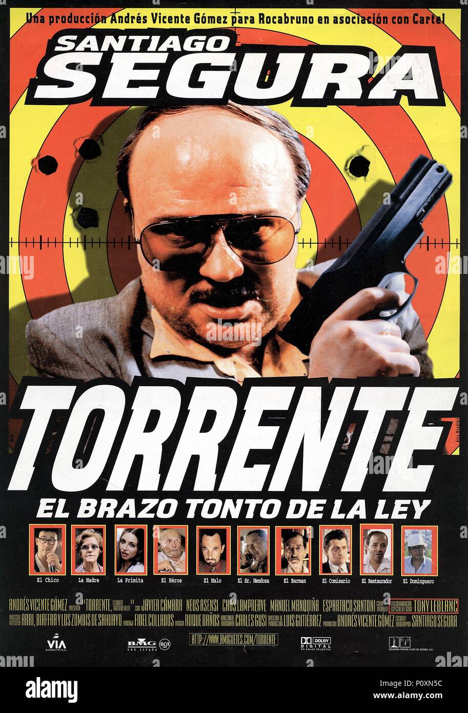 Original Film Title: TORRENTE EL BRAZO TONTO DE LA LEY. English Title ...