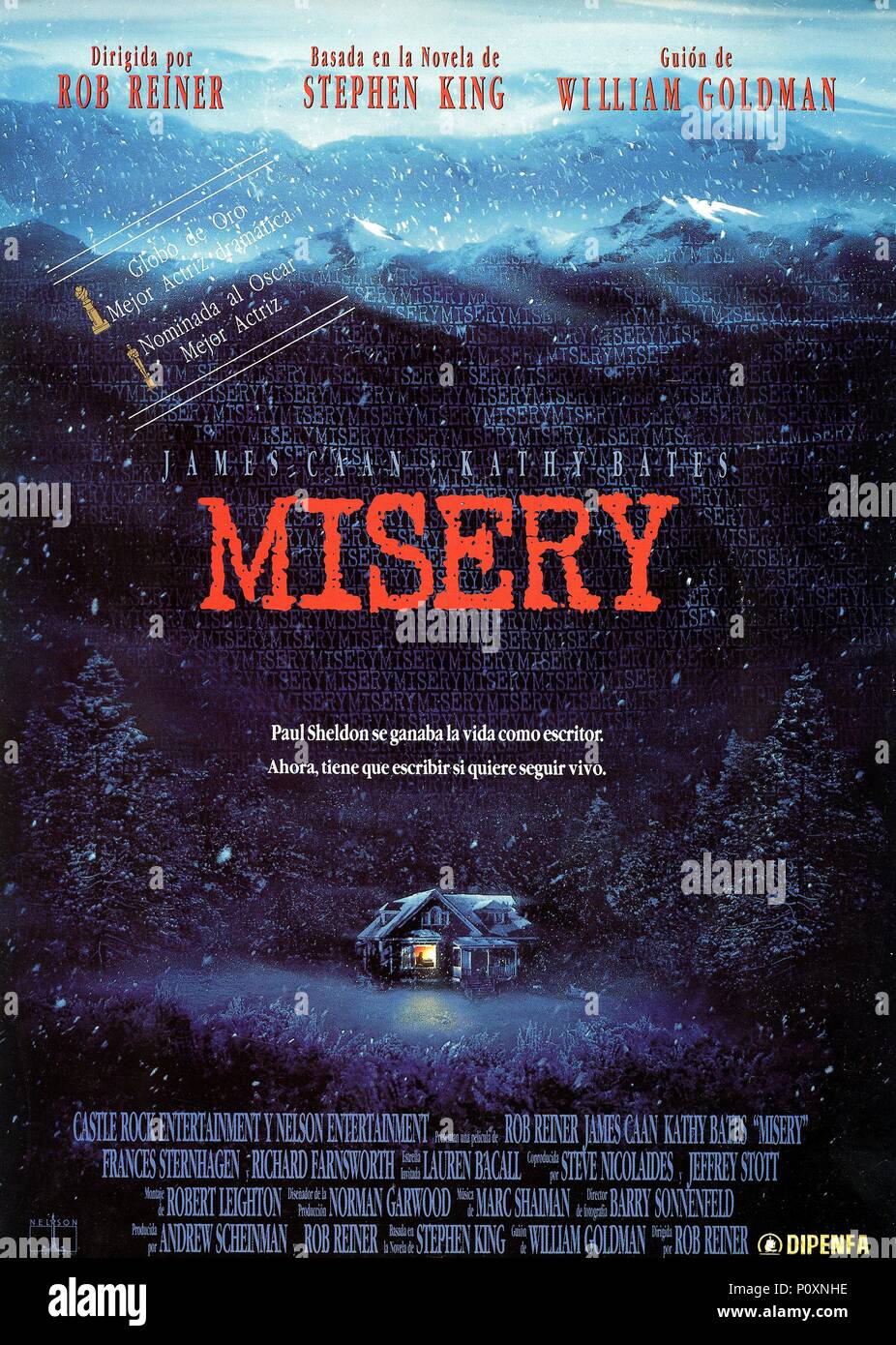 Misery film poster hi-res stock photography and images - Alamy