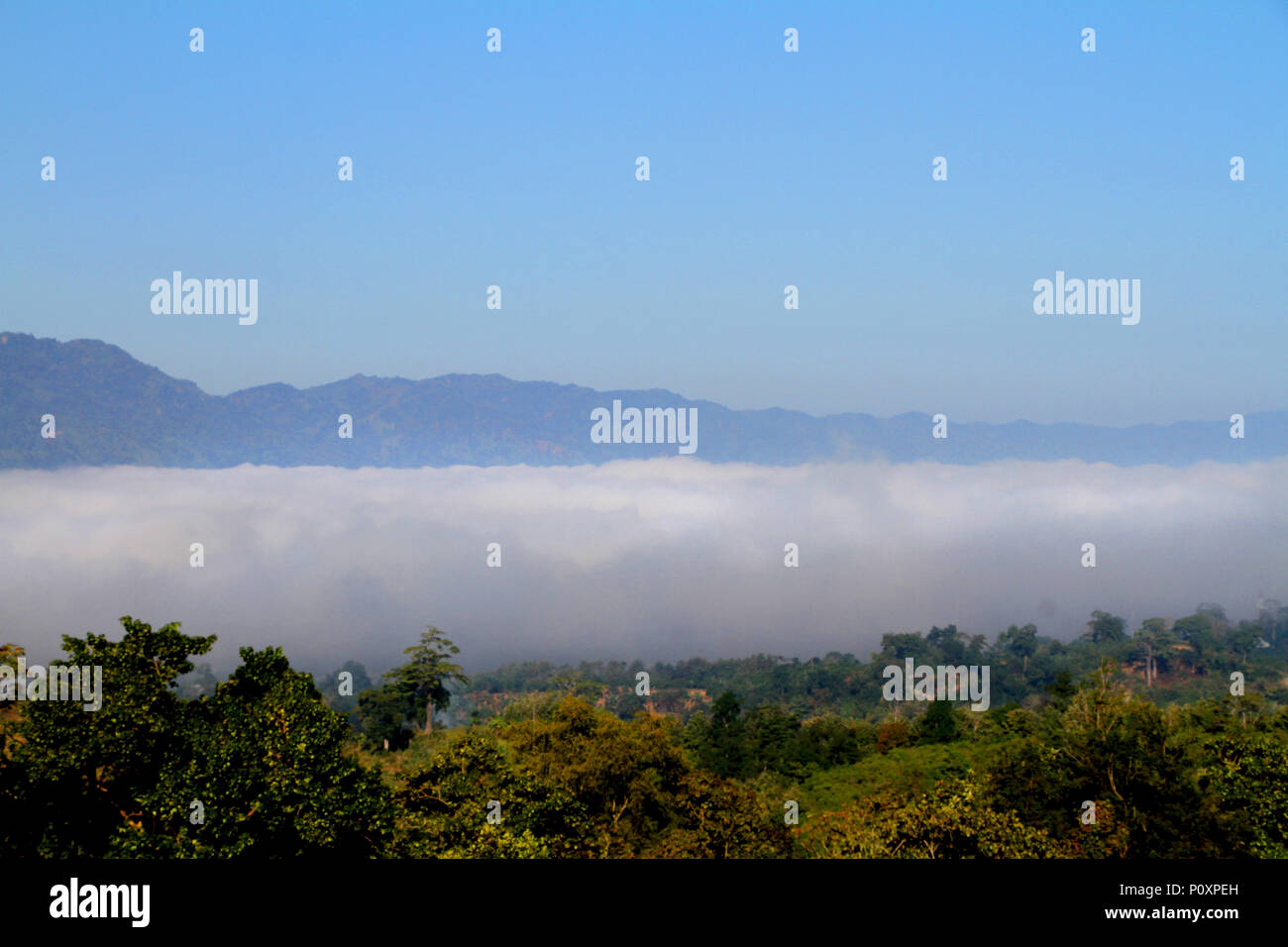 Bangladesh. Cloud over the Mountains in Bandarban, Bangladesh ...