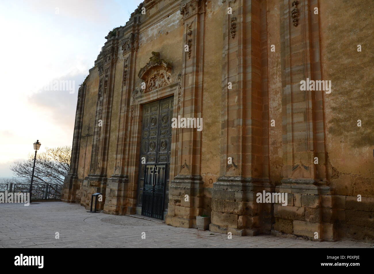 Old ruins of Partanna, Sicily Stock Photo - Alamy