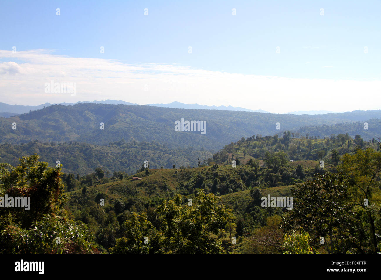 Bangladesh. Cloud over the Mountains in Bandarban, Bangladesh ...