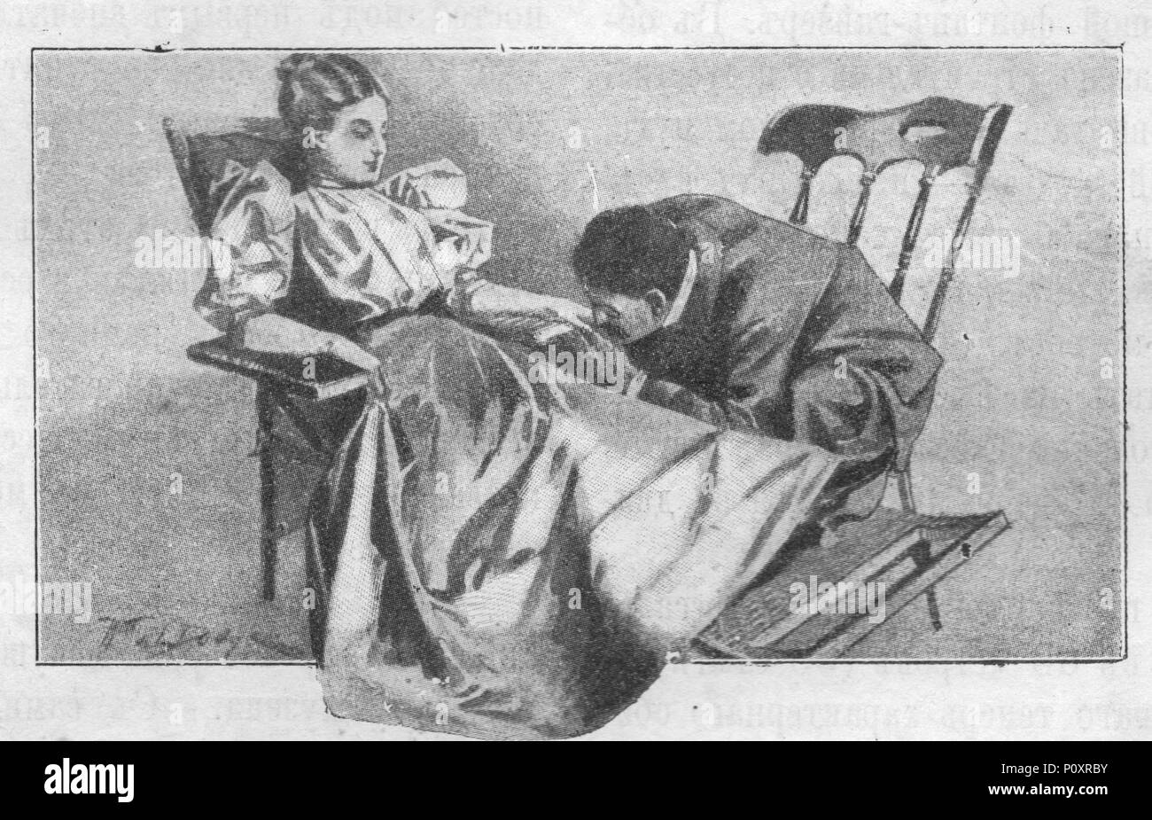 Adventure vintage engraved illustration. Published in magazine in 1900 ...