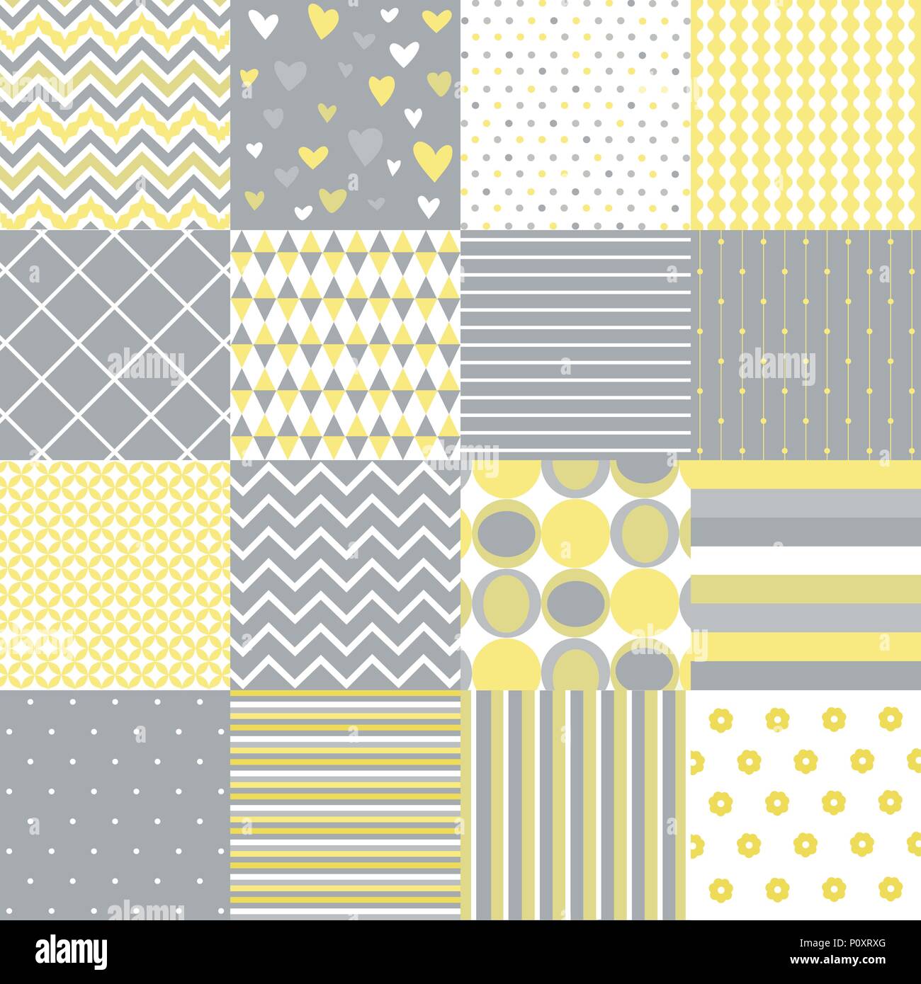 Repeated hearts pattern Stock Vector Images - Alamy