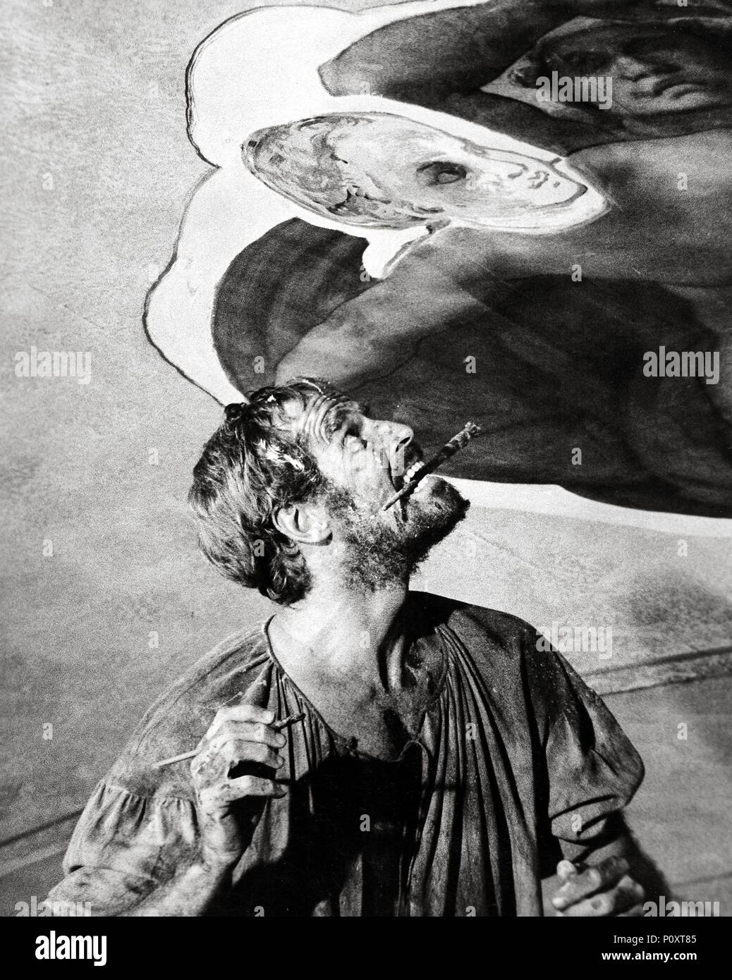 Original Film Title: THE AGONY AND THE ECSTASY. English Title: THE ...