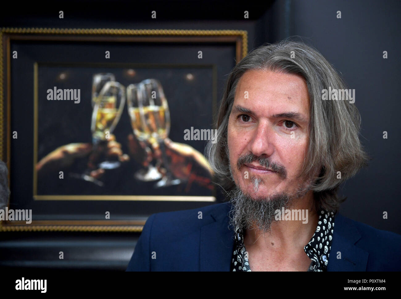 Leading figurative artist Fabian Perez during his countrywide tour ...