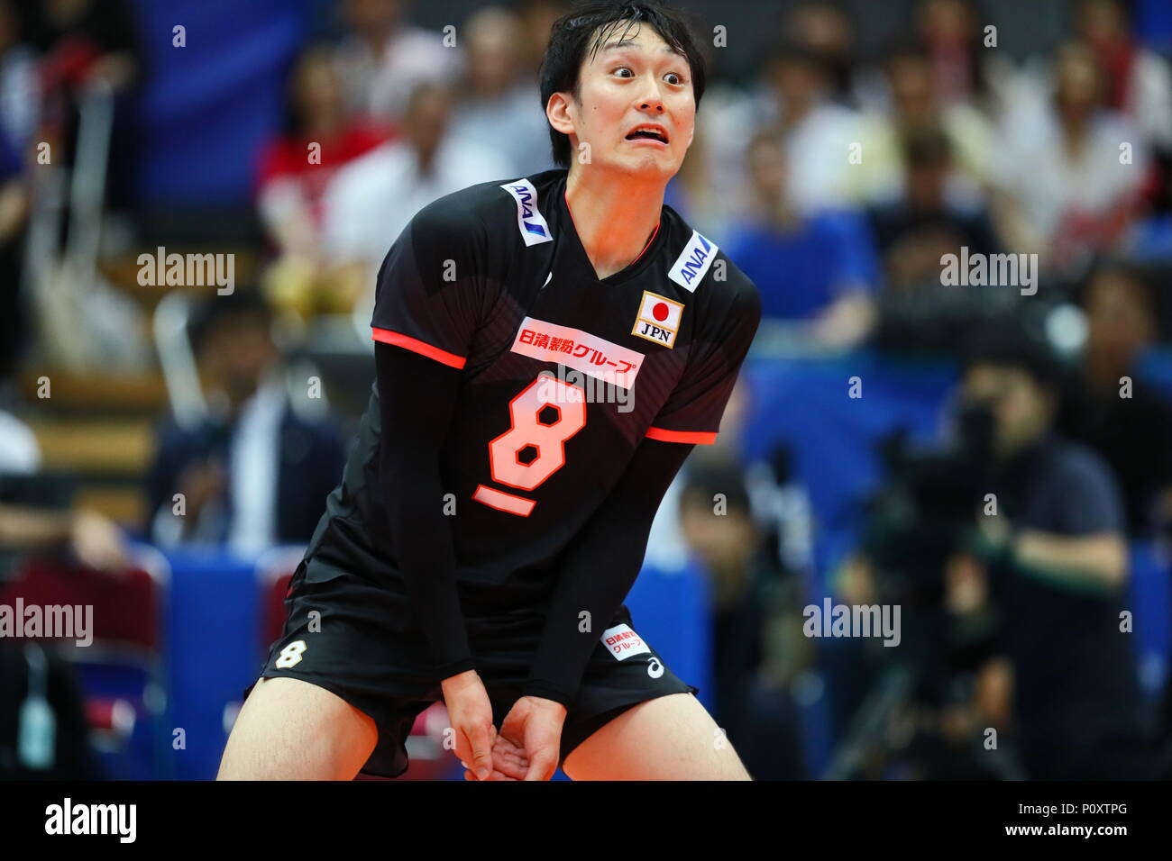 Osaka, Japan. 8th June, 2018. Masahiro Yanagida (JPN) Volleyball : FIVB ...