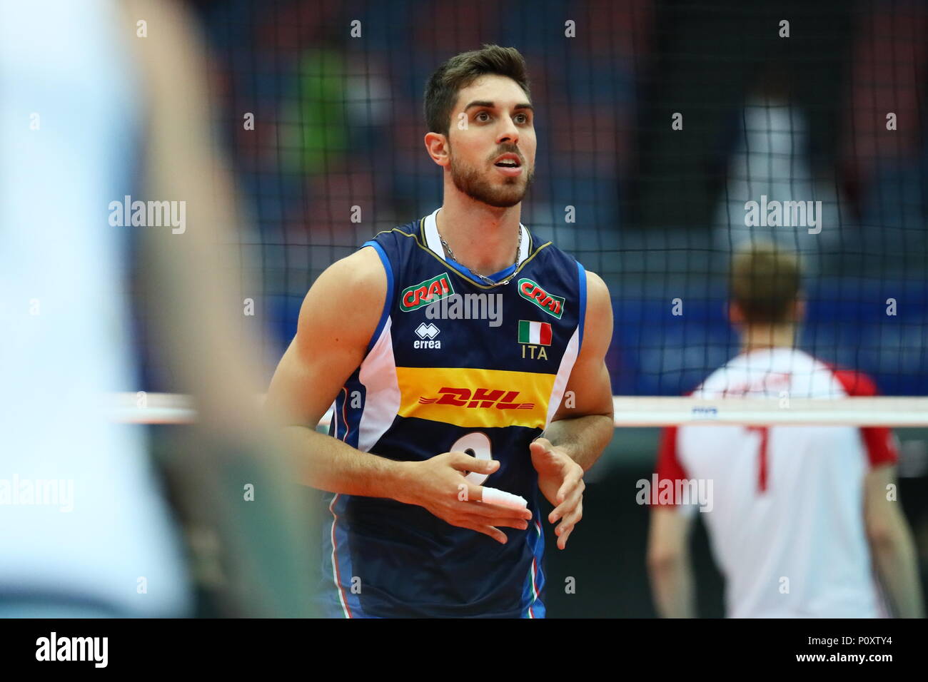 Osaka, Japan. 8th June, 2018. Luigi Randazzo (ITA) Volleyball : FIVB ...