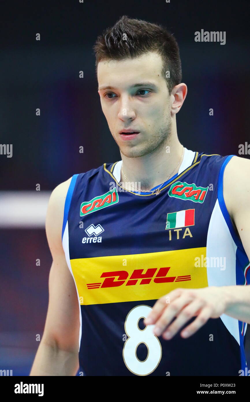 Osaka, Japan. 8th June, 2018. Daniele Mazzone (ITA) Volleyball : FIVB ...