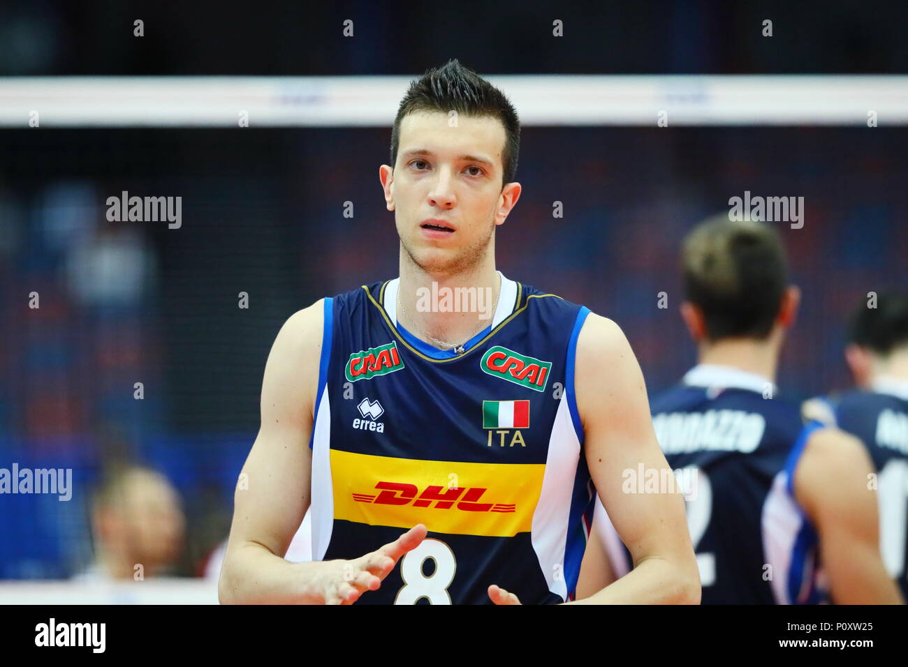 Osaka, Japan. 8th June, 2018. Daniele Mazzone (ITA) Volleyball : FIVB ...