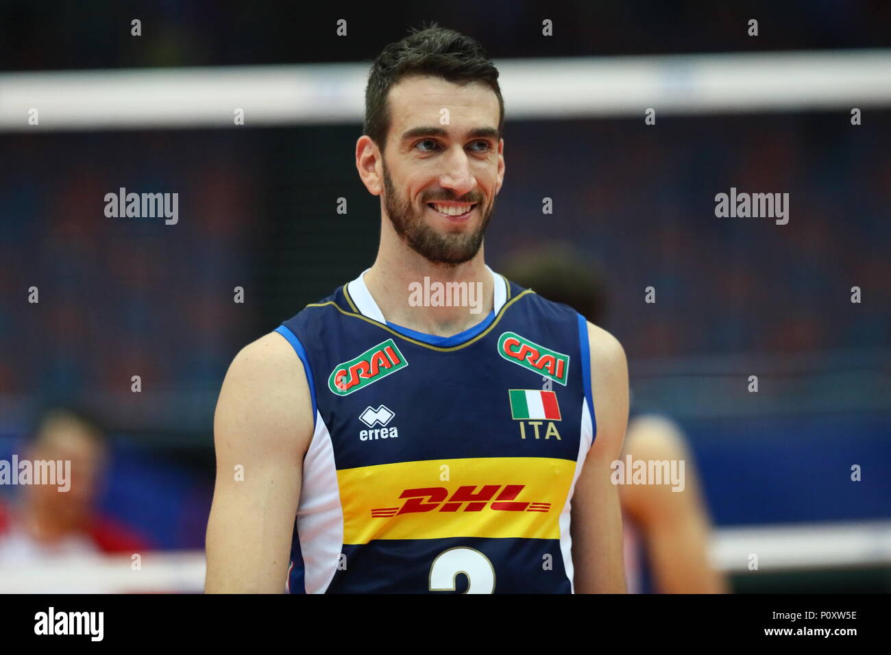 Osaka, Japan. 8th June, 2018. Simone Parodi (ITA) Volleyball : FIVB ...