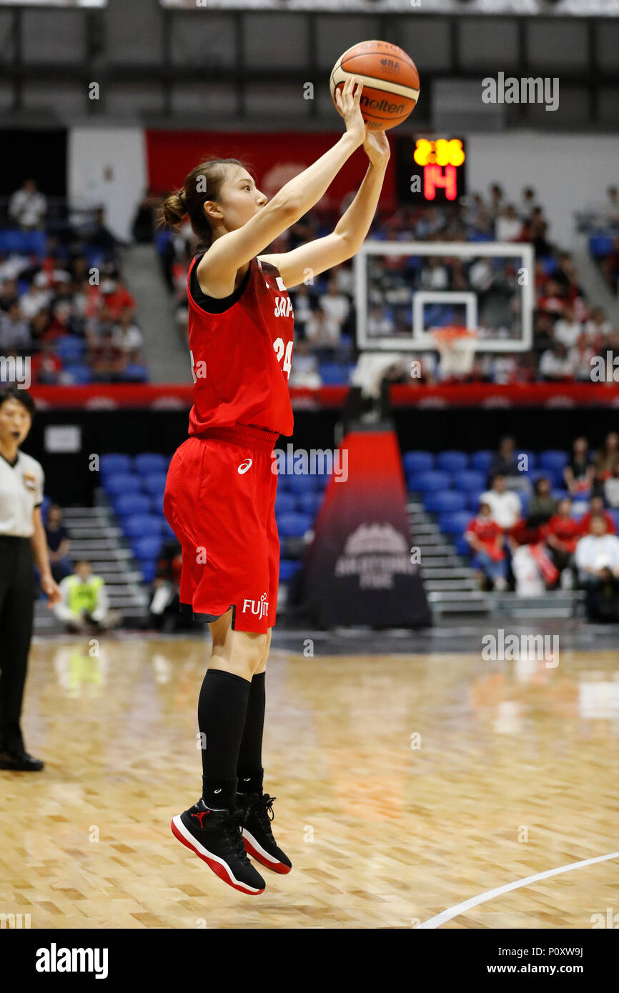Tokyo, Japan. 8th June, 2018. Mika Fujitaka (JPN) Basketball ...