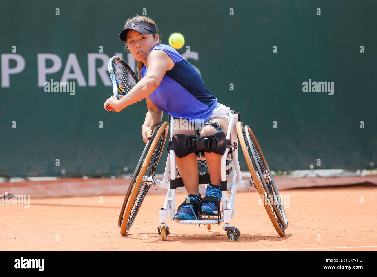 Paris, France. 9th June, 2018. Yui Kamiji (JPN) Tennis : Yui Kamiji of ...