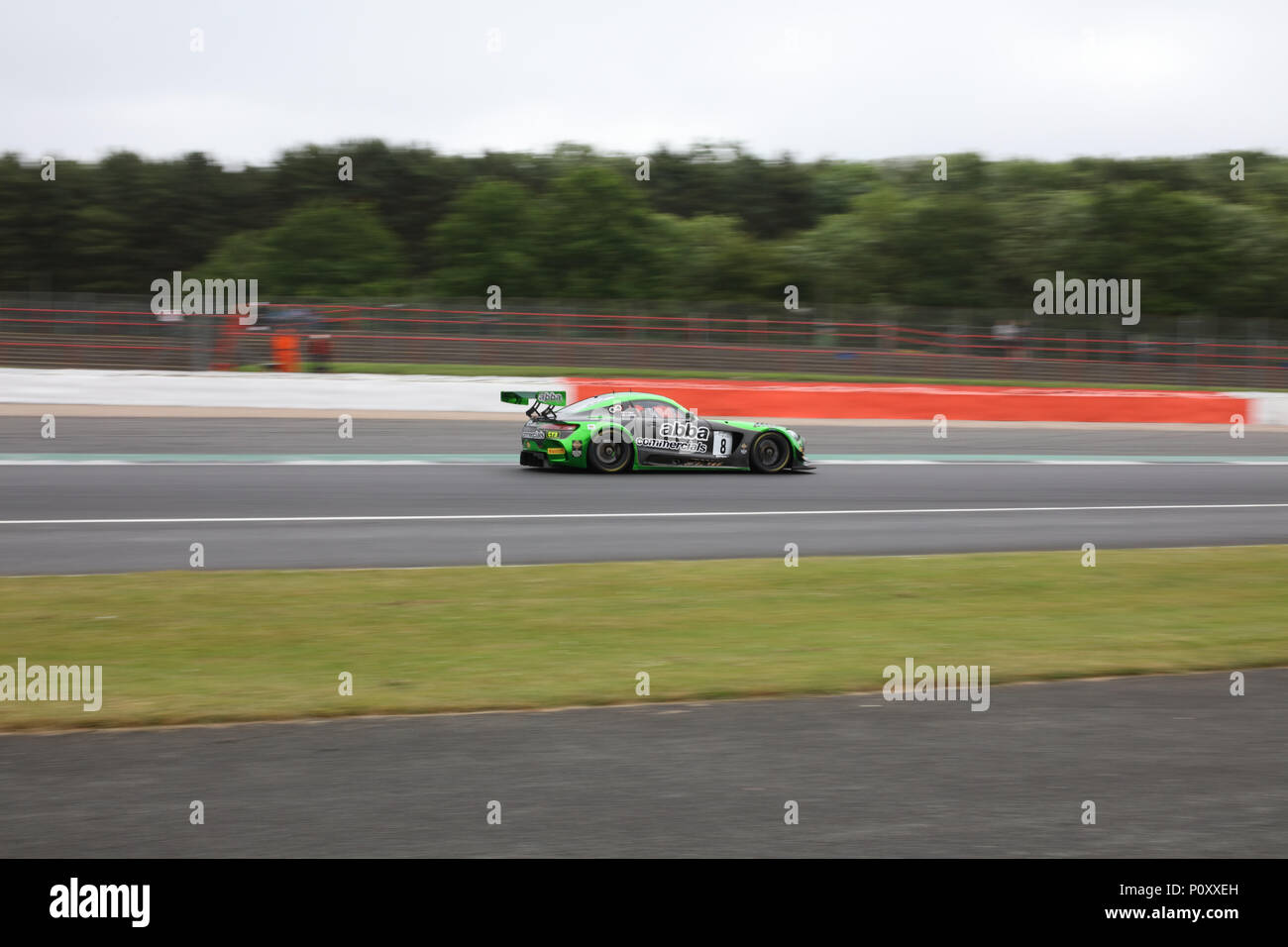 Silverstone, United Kingdom. 10th Jun, 2018. The Mercedes-AMG GT3 of ...