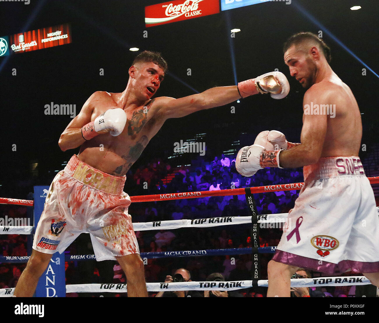 Las Vegas, Nevada, USA. 10th June, 2018. Boxer Jose Pedraza defeats ...