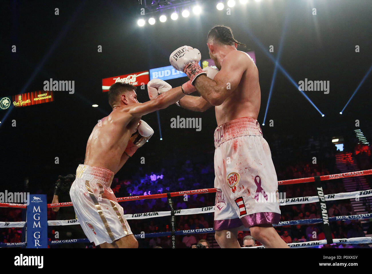 Las Vegas, Nevada, USA. 10th June, 2018. Boxer Jose Pedraza defeats ...