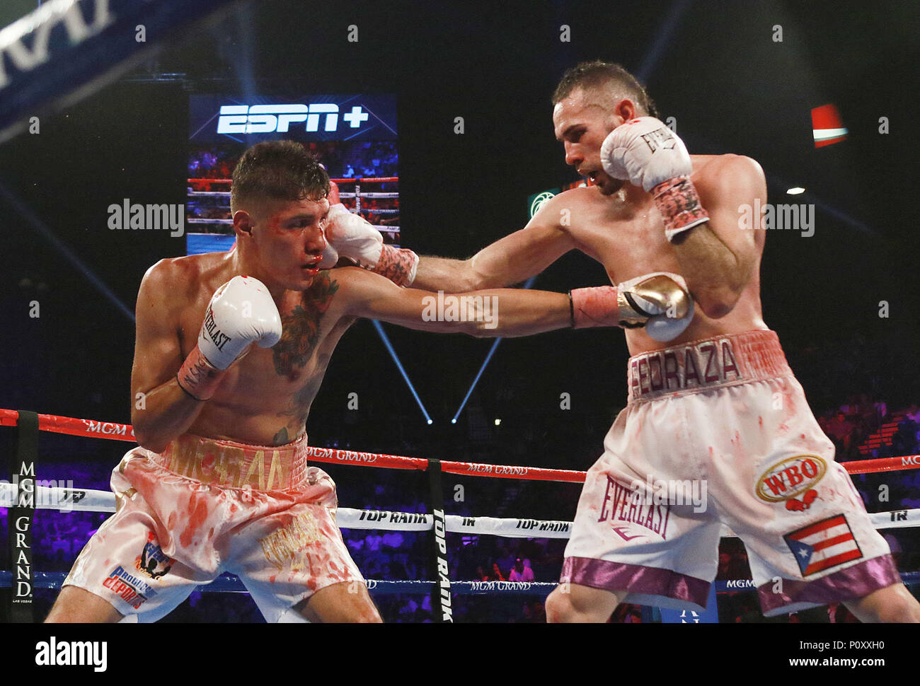 Las Vegas, Nevada, USA. 10th June, 2018. Boxer Jose Pedraza defeats ...